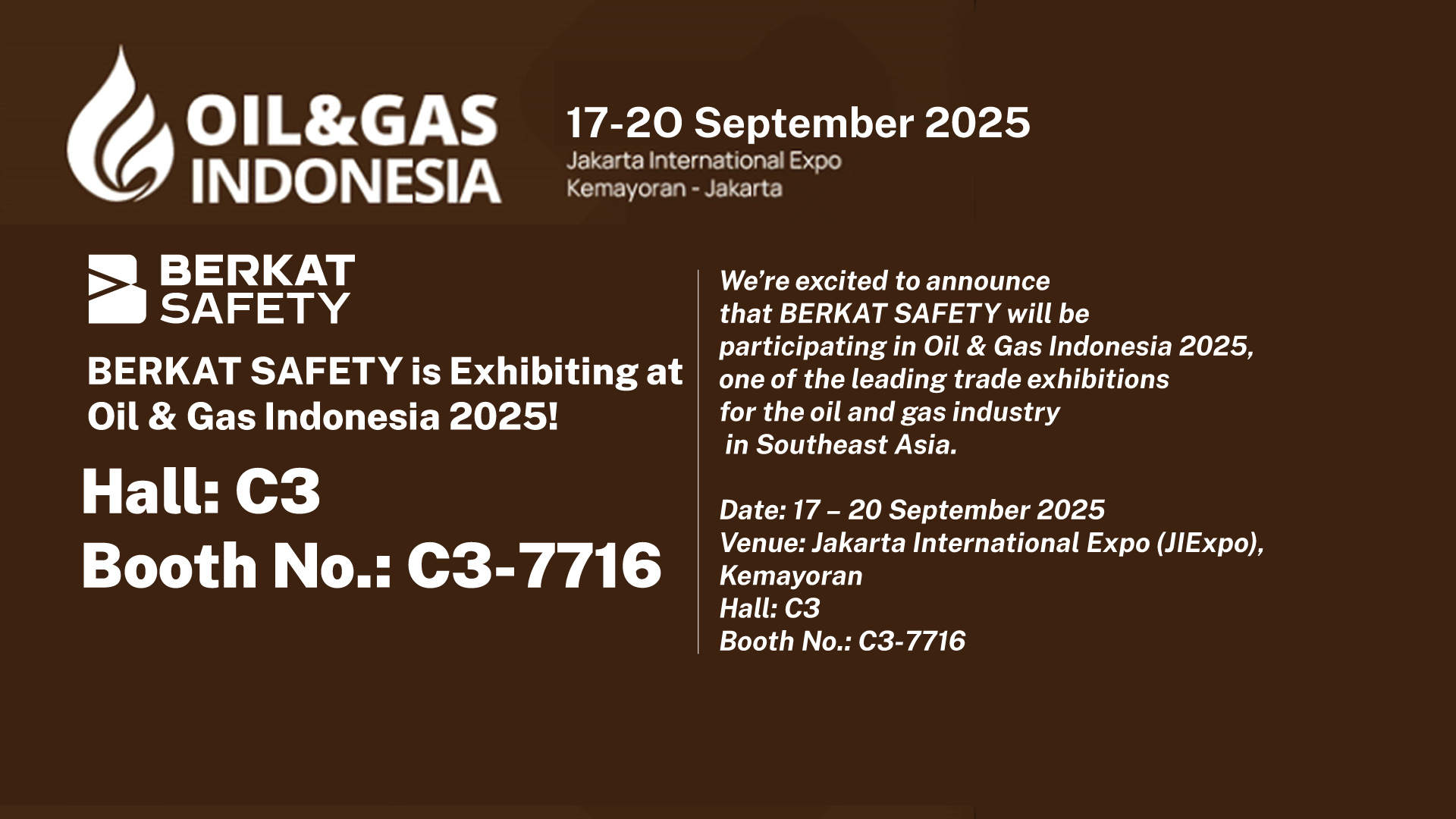 Berkat Safety - Welcome Berkat Safety